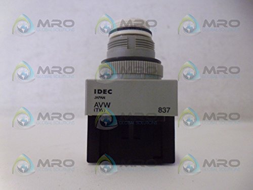 IDEC AVW401-R Emergency-Stop, 120-600V, RED Mushroom Cap, 22MM, Push ...