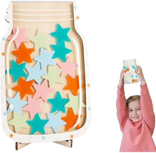 Amazon.com : Star Reward Jar for Kids Incentive Jar for Classroom Kids ...