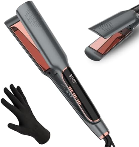 Amazon.com : Hair Straightener 1.75 Inch Wide Titanium Flat Iron Hair ...