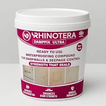 Rhinotera Dampfix Ultra – Wall Waterproofing Solution (1 Litre ...