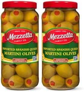 Amazon.com : Mezzetta Imported Spanish Queen Martini Olives | Non-GMO ...