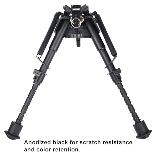 Snapklik.com : TW TWOD Rifle Bipod 6-9 Inch Adjustable Spring Return ...