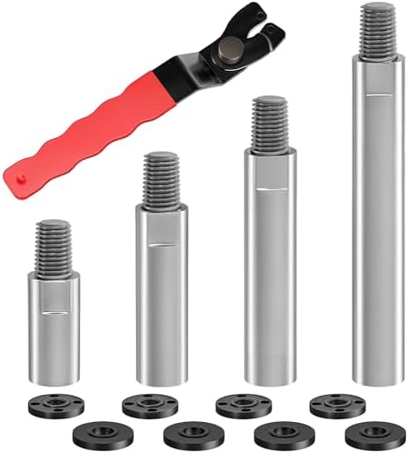 Tomorotec Angle Grinder Extension Shaft Kit with Adjustable Wrench, 3 ...
