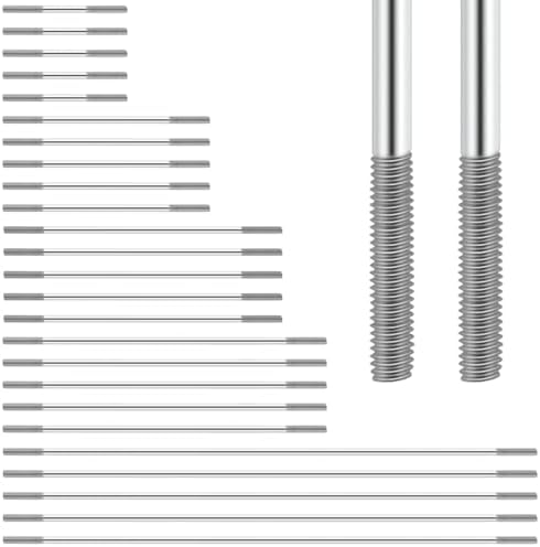 Rustark 25 Pcs M3 304 Stainless Steel Pushrod Connector Set Double End ...