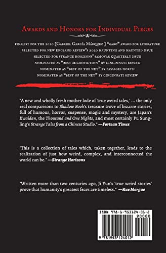 Snapklik.com : The Shadow Book Of Ji Yun: The Chinese Classic Of Weird True Tales