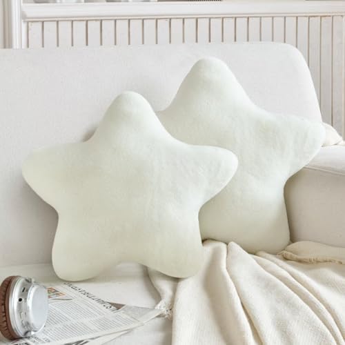 Amazon.com : Lambs & Ivy Star Pillow Plush - Ultra Soft Creamy White : Baby
