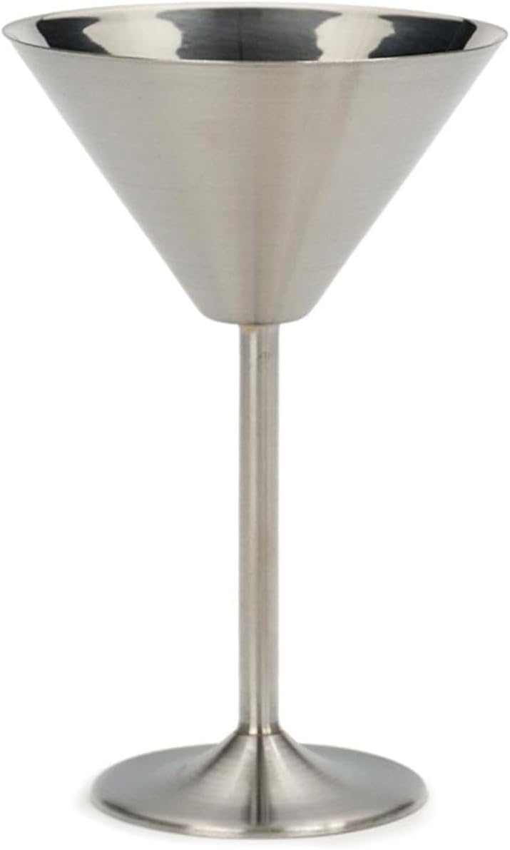Amazon.com | HAZEL Stainless Steel Martini Drinking Glass | Martini ...