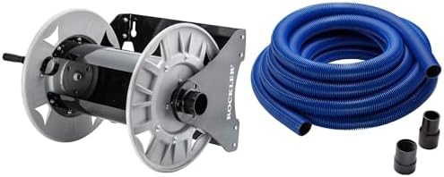 Dust Right Shop Vacuum Hose Reel & Rockler 40’ Heavy-Duty Dust ...