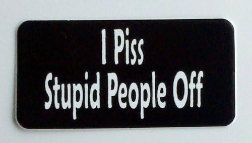 Amazon.com - 3 – I Piss Stupid People Off Hard Hat/Helmet Stickers 1” x ...