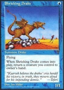 Magic: the Gathering - Shrieking Drake - Visions by Magic: the ...