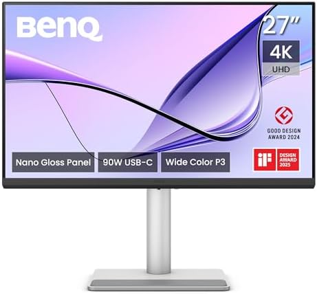 Amazon.com: BenQ MA270UP 27” 4K 3840x2160 Monitor for MacBook® Pro/Air ...