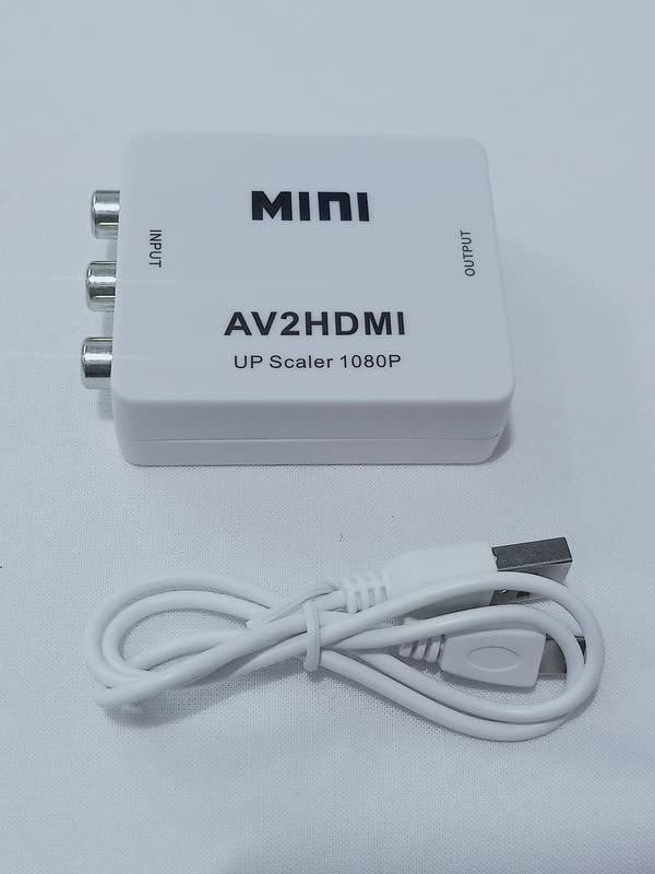 Terabyte Mini Composite AV RCA to HDMI Video Converter Adapter Full HD ...
