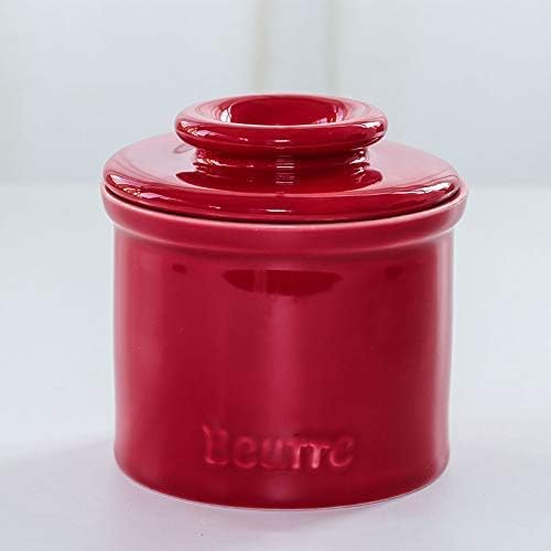Amazon.com | BRT Ceramic French Butter Keeper Crock Storage Jar Butter ...