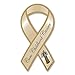 Amazon.com: Cure Childhood Cancer Mini Ribbon Magnet by Magnet America ...
