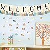 Amazon.com: WorldBazaar 87Pcs Welcome Bulletin Board Set Moving ...