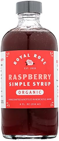 Amazon.com: ROYAL ROSE Organic Raspberry Simple Syrup, 8 FZ : Grocery ...