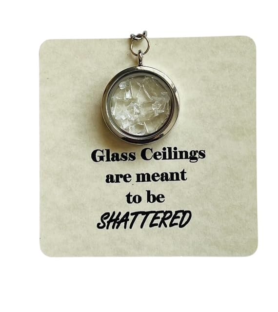 Amazon.com: Shattered Glass Key Ring, Glass Ceiling Key Ring ...