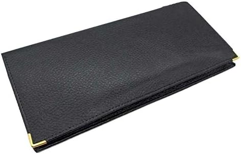 AKSHIDE Looped Leather Cheque Book Holder/Leather Cheque Book Cover ...