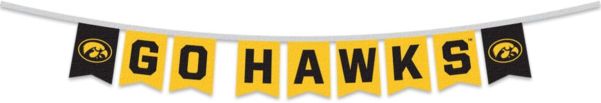 Amazon.com : Hawkeyes Banner String Pennant Flags : Sports & Outdoors