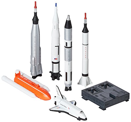 Daron Space Mission Rocket Series Playset - Space Shuttle 4 Rockets ...