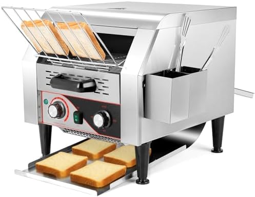 Amazon.com: WICHEMI Commercial Electric Conveyor Toaster - 300 Slices ...