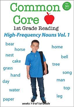 Amazon.com: Common Core 1st Grade Reading - High-Frequency Nouns, Vol ...
