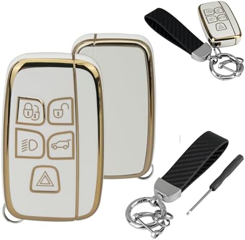 5 Buttons Car Key Fob Case Fits For Range Rover Sport Evoque L-and ...
