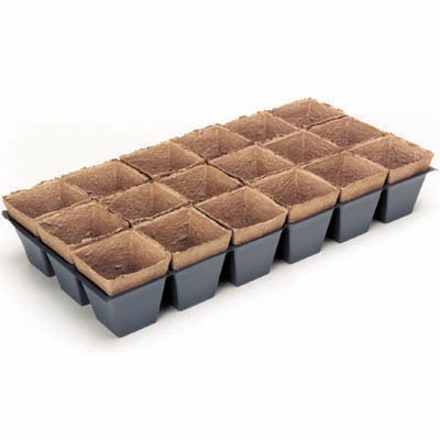 Jiffy Peat 3-1/2 " X 4" Pot Strip Sheets - 18 Pots Per Sheet - 31ct ...
