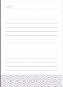 Amazon.com : George Stanley Purple Modern List Pad,5 x 7 Inches (41481 ...