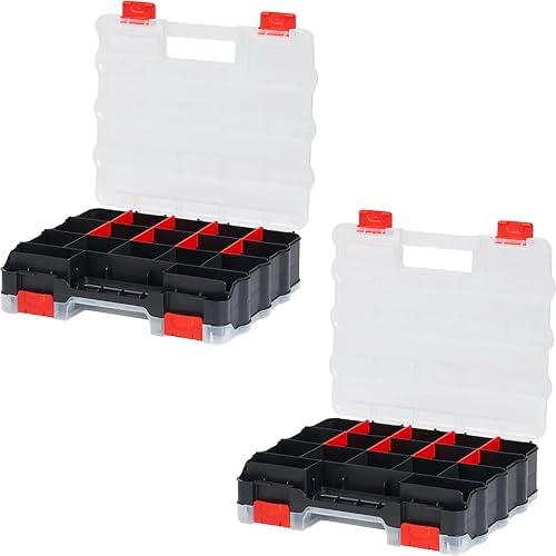 Double Sided Plastic Screw Nail Sorting Storage Boxes Nut & Bolts ...