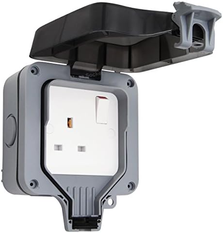 BG Electrical Outdoor Single Switched Power Wall Plug Socket ...