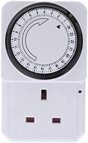 Smart Plug,24 Hour Mechanical Timer UK Mains Wall Plug in Interval ...