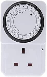 Smart Plug,24 Hour Mechanical Timer UK Mains Wall Plug in Interval ...