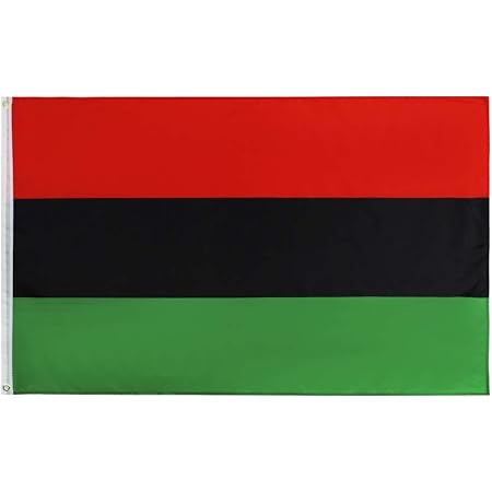Amazon.com : Large 3x5FT Flag Pan-African Afro American African Banner ...