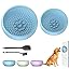 Dog Lick Bowls, 2PCS Non-Slip Freeze Slow Feeder Dog Bowls with Suction ...