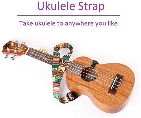 Ukulele Stand, Portable Wooden Ukulele Stand with Ukulele Strap, Wooden ...