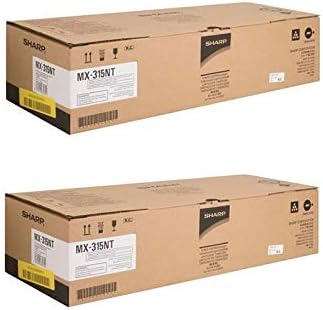 Amazon.com: MX315NT Genuine Sharp Toner Cartridge 2 Pack, 27500 Page ...