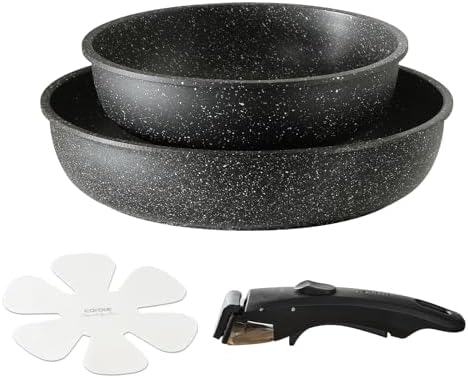 Amazon.co.jp: CAROTE カローテ フライパン セット 3点 IH·ガス火対応 PFOA PFOS フリー 鍋セット 取っ手のとれる 一人暮らしセット マーブルコート スルスル ...