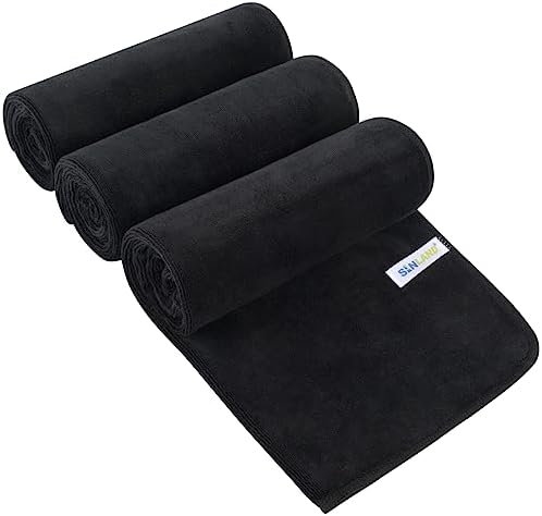BFSYRR Gym Towel, Microfibre Towel, 4 Pack Super Soft and Absorbent ...