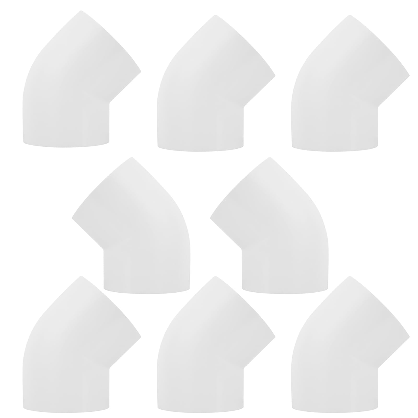 Amazon.com: 8Pack 1-1/4" 45 Degree PVC Elbow Pipe Fitting Connector (Socket x Socket) Furniture ...