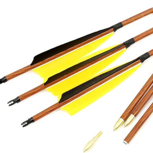 ACCMOS 12pc Hunting Arrow ID 6.2 mm Spine 350 400 450 500 600 700 800 ...