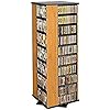 Amazon.com: Venture Horizon Revolving Media Tower 1000 - Oak/Black ...