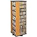 Amazon.com: Venture Horizon Revolving Media Tower 1000 - Oak/Black ...