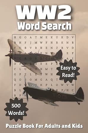 WW2 Word Search: WWII Themed Puzzle Book in Large Print for Every ...