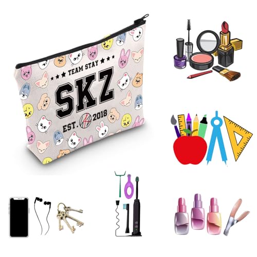 SKZ Stay Fandom Gift for Her Team Stay Cosmetic Makeup Bag for K-POP ...
