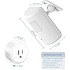 Upgraded Plug-in Motion Activated Light Control, Souphran Wireless ...