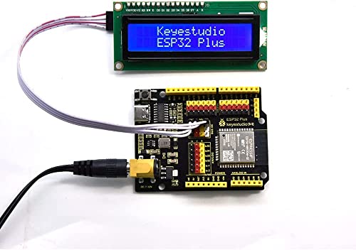 KEYESTUDIO ESP32 WROOM Development Board, Support WiFi and Bluetooth, Compatible with Arduino ...