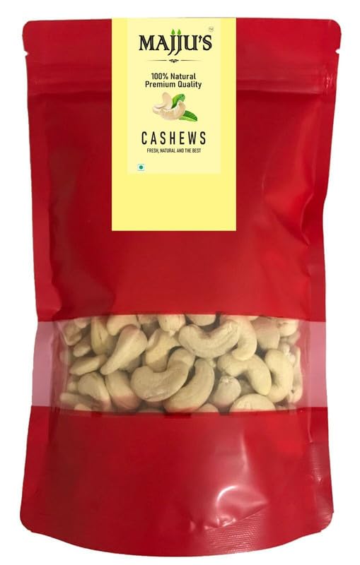Majju's Whole Cashew Kaju Nut Nutritious & Delicious Dry Fruit, 250g ...