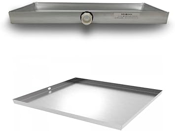Galvanize Drip Pan for Water Heater or Air Conditioner, 32”x32”x2 ...