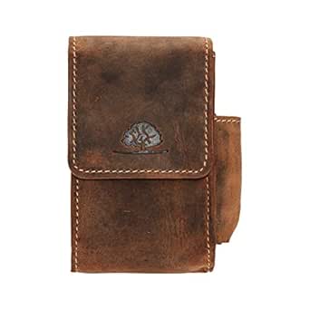 Greenburry Cigarettfodral läder brun vintage cigarettbox med ...